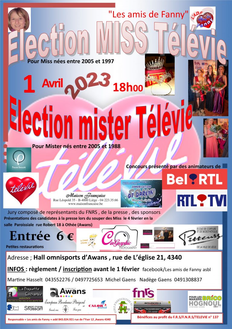 Concours Miss Télévie 2023 – Televie